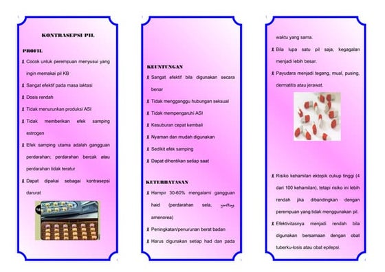 Leaflet kb puskesmas | DOCX