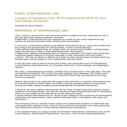 Classification of Law and its types present | PPTX