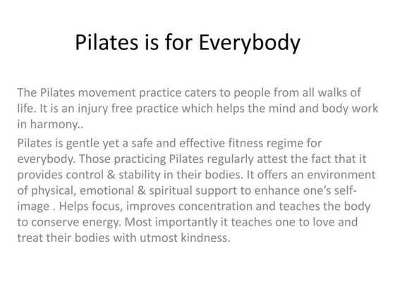 135262 Pilates Poster | PDF