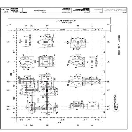 Pile cap layout | PDF | Landscaping | Home & Garden