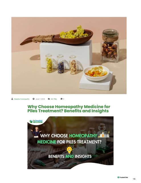 Is Homeopathy Effective for Treating Skin Diseases? | PDF | Skin and ...