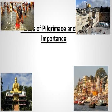Major pilgrim centers of india | PPTX