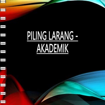 Piling larang - Lakbay sanaysay.ppt