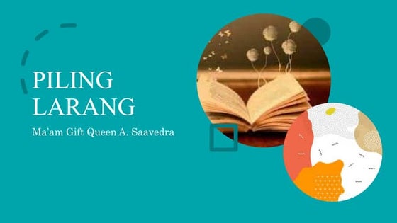 ADYENDA lesson in Filipino sa Piling Larang | PPT