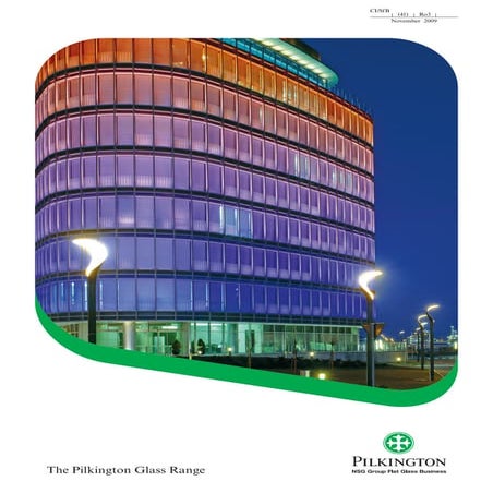 Pilkington glass range_&_datasheet | PDF
