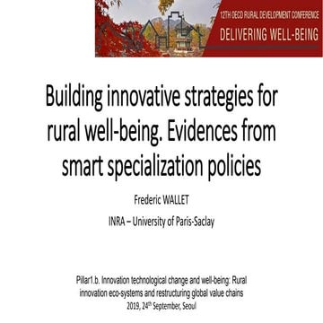 Innovative strategies for rural well-being | PPT