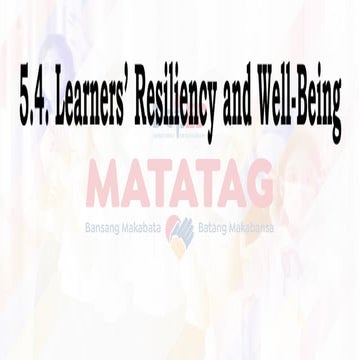RESILIENCE and WELL-BEING Slides (today).pptx