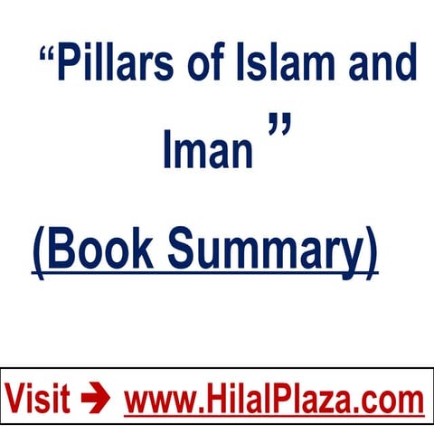 Pillars of Islam and Iman | PPT