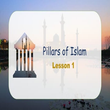 Pillars of Islam for upper primary grades | PPTX