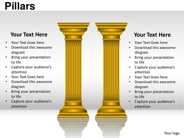 Pillars powerpoint presentation templates