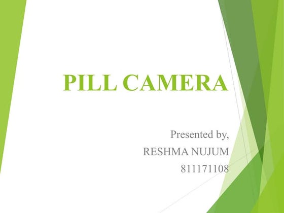Pill camera presentation | PPT