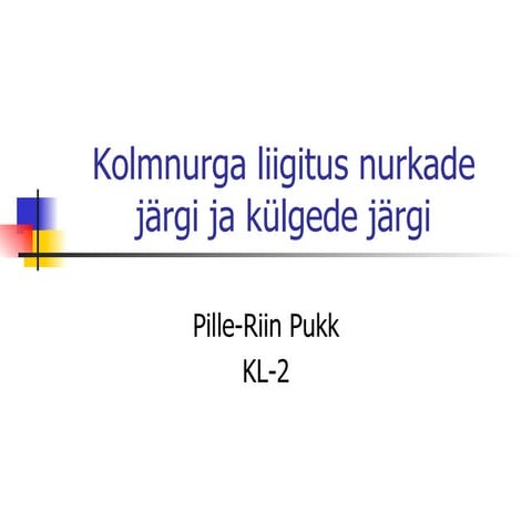 Võrdhaarne kolmnurk_s2008 | PPT