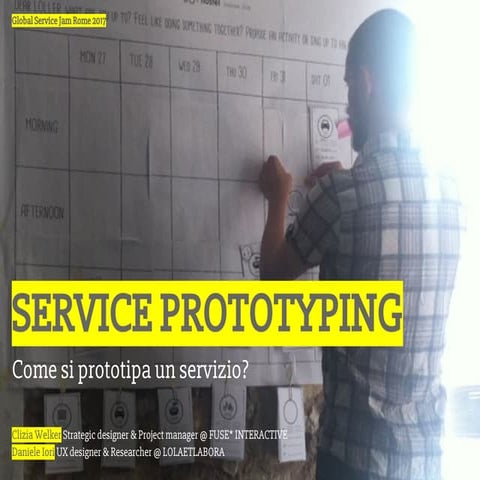 Prototyping a service | PDF