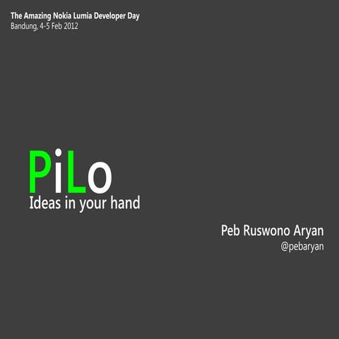 PiLo mobile presentation tool | PDF