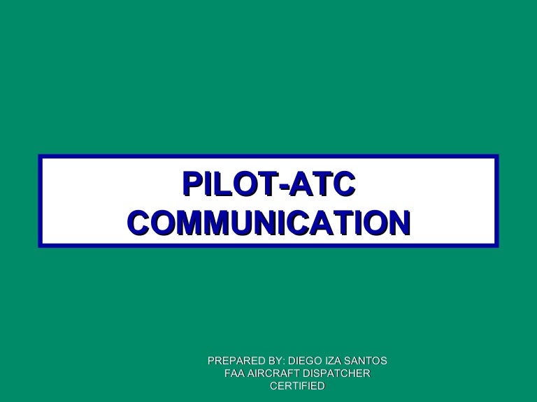 Pilot Atc Communications