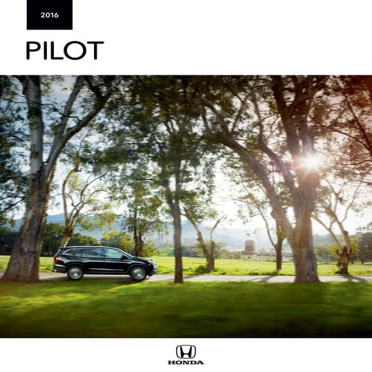 Honda Pilot 2016/2017 Brochure | PDF
