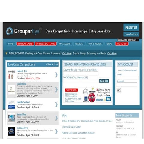 Pilot Program Screen Grabs | PPT