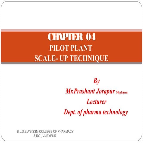 Pilot plant | PPT