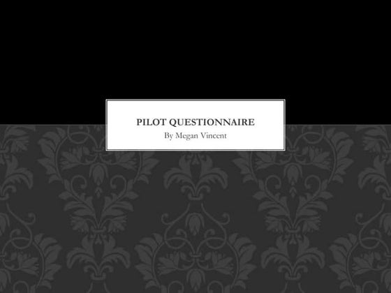 Questionnaire Questions | PPT
