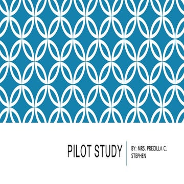 Pilot study | PPTX