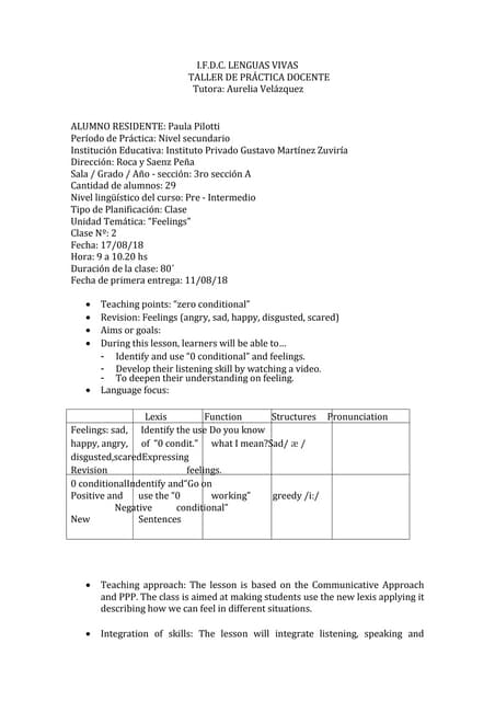 Lesson plan 3 - Kindergarten | PDF