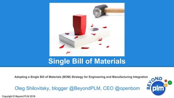 Bill of material | PPTX