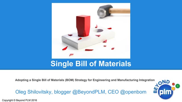 Bill of material | PPTX