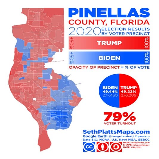 Pinellas Nov 2020 Presidential Election Map | PDF