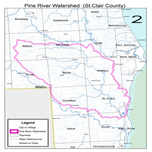 Pine river watershed coloring | PDF