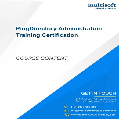 PingDirectory Administration Training Certification - PPT.pdf