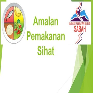 Pinggan Sihat Malaysia : Amalan pemakanan sihat | PPTX