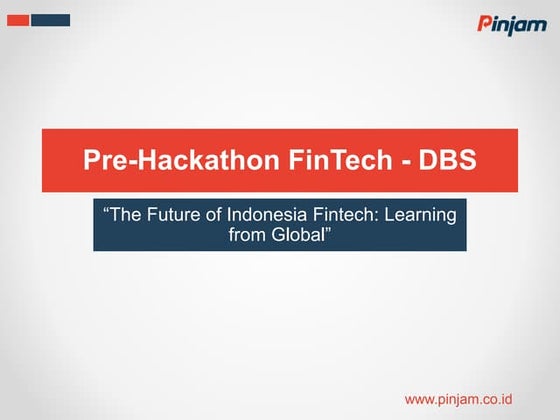 Indonesia Fintech Conference 2016 - Rana Peries | PDF