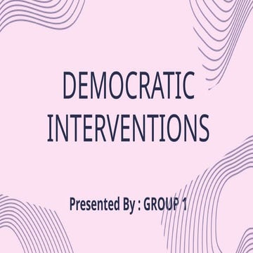 Democracy: democratic practices in Philippines | PPTX