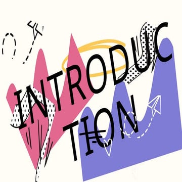 Pink and Blue Doodle Playful Self Introduction All about me ...