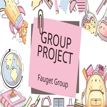 Pink and Colorful Pastel Cute School Group Project Presentation ...