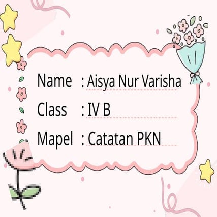 Pink Colorful Pastel Cute Playful School Book Name Label.pptx
