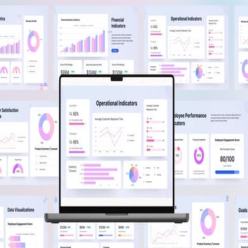 Pink Corporate Monthly Revenue Review Pr | PPTX