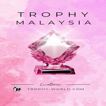 Pink Crystal Trophy at Trophy-World Malaysia | Custom Trophies ...