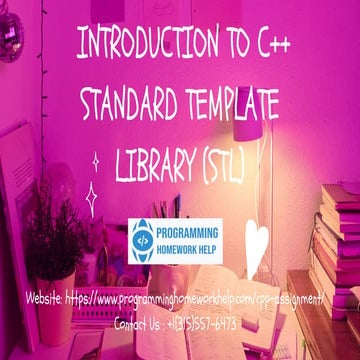 Standard Template Library! | PPT