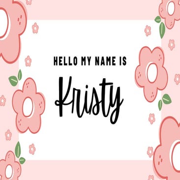 Pink Cute Minimalist Flowers Name Tag.pdf