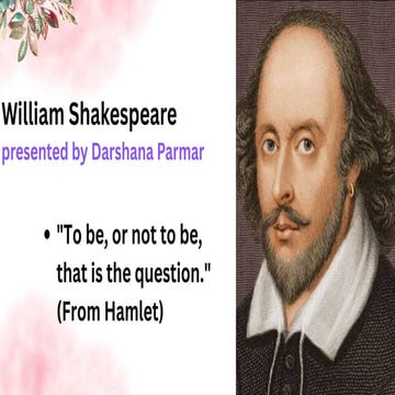 An Introduction to William Shakespeare: The Bard of Avon | PDF