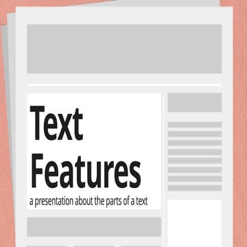 Pink Fun Illustrated Text Features Reading Presentation.pptx