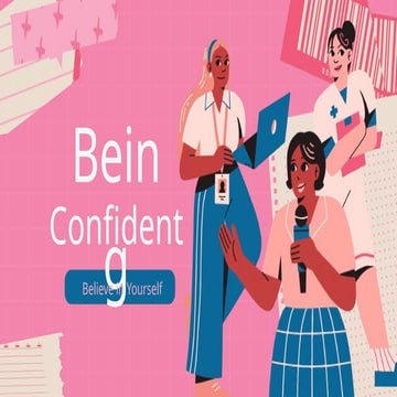 Pink Illustrated Being Confident Presentation.pptx