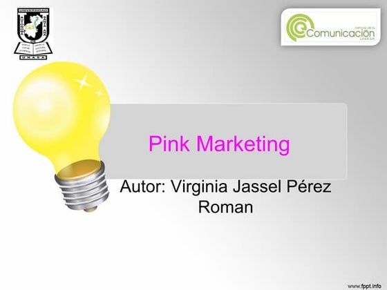 Copertina Pink Marketing Alta | PPT