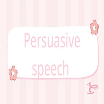 Persuasive speech in Oral Communication .pptx