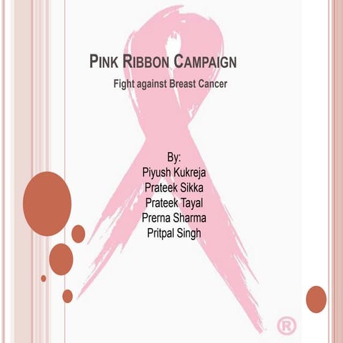 Pink ribbon campaign | PPTX