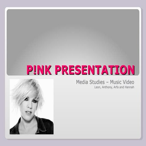Pink visual powerpoint | PPT