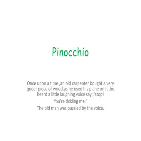 Pinocchio | PPT