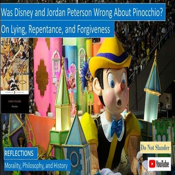 The Original Pinocchio, Deeply Repentant, Unlike the Disney and Jordan ...