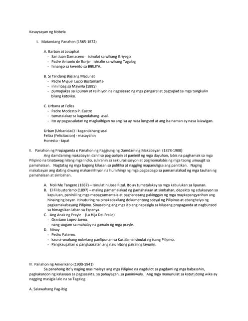 MGA URI NG NOBELA | PPTX